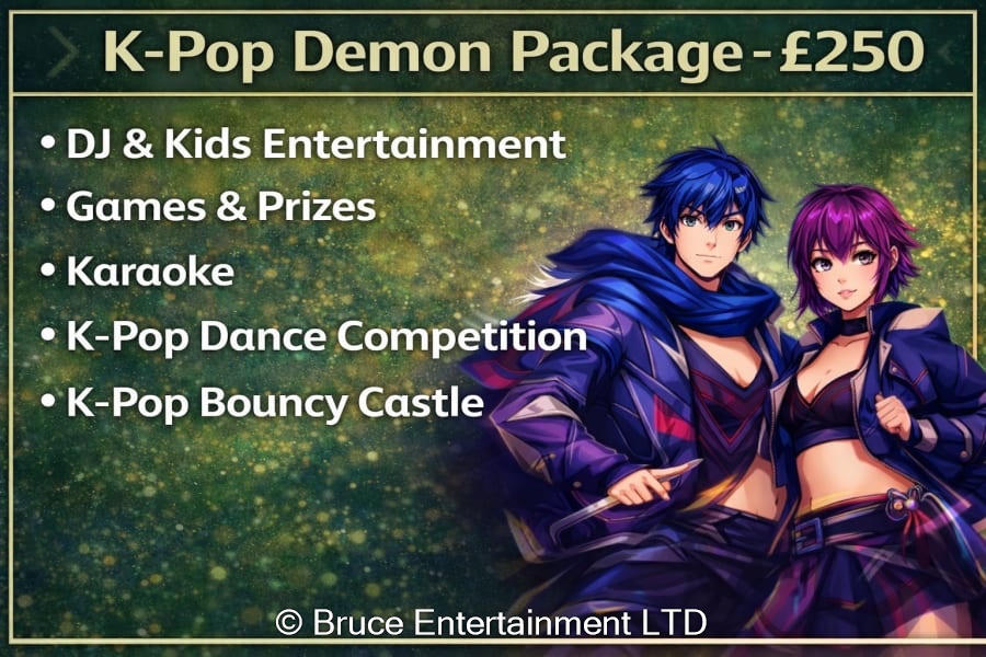 K-Pop Demon Hunter Package - Hire in Perth, Dundee and Fife | Bruce ...
