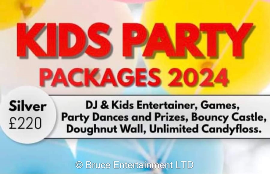 Kids Party Packages - Hire in Perth, Dundee and Fife | Bruce ...